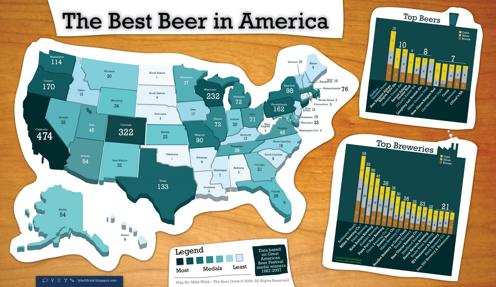 Where Can You Find America’s Best Beer? – FlowingData