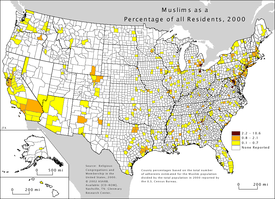 Religious Geography of the United States – FlowingData