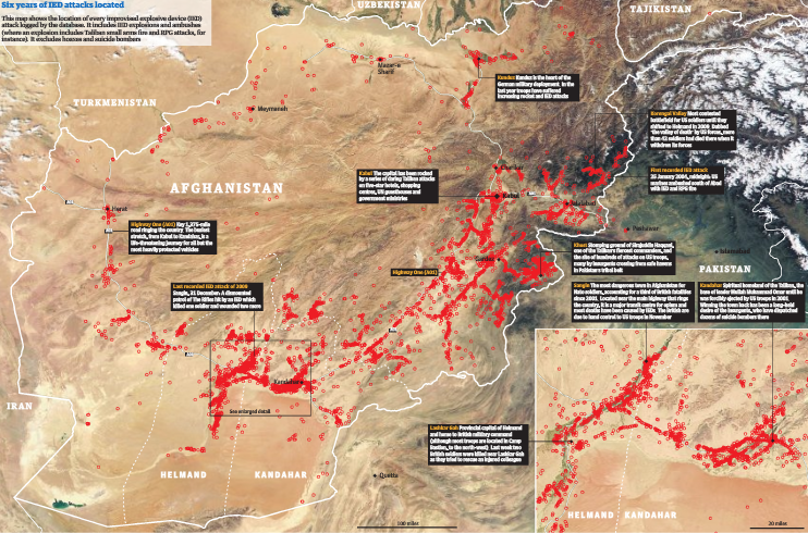 Afghanistan war logs revealed and mapped – FlowingData