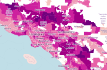 Average commute times mapped – FlowingData
