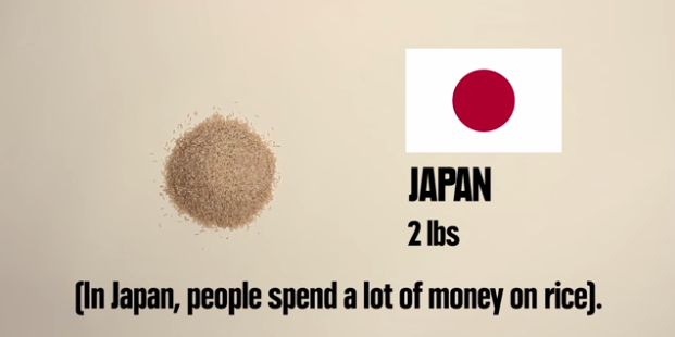Stop motion video: Food you can buy for $5 in different countries ...