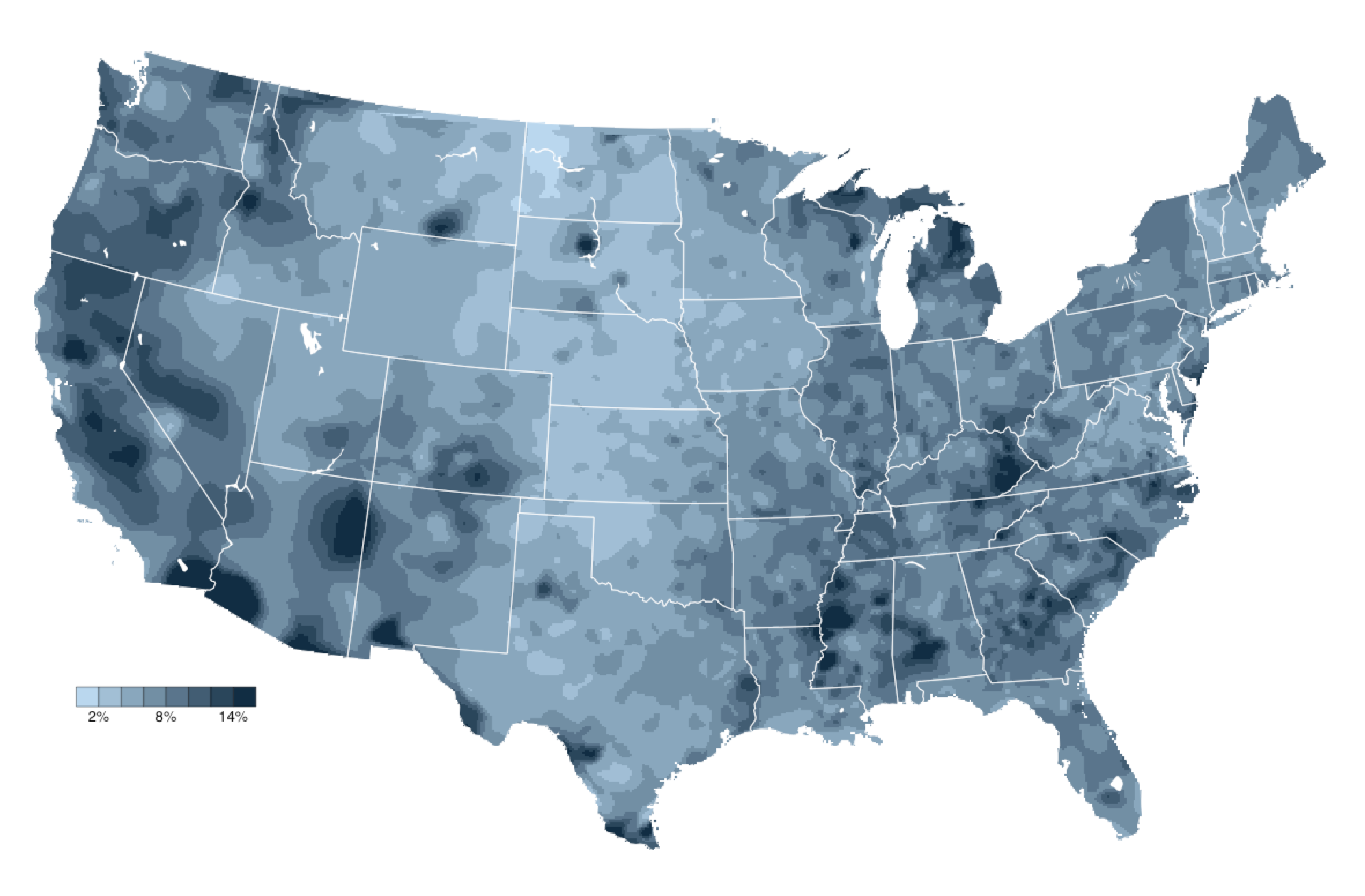 Transitioning Map Part 2 Refining The Format And Layout Flowingdata