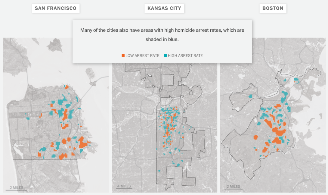 Unsolved killings mapped – FlowingData