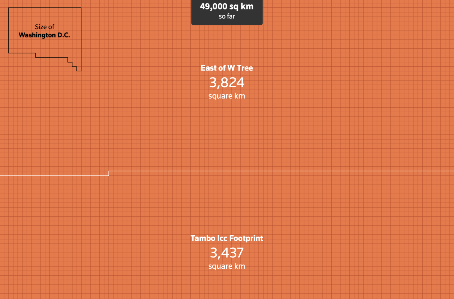 Scale of Australia bushfires shown with unit charts – FlowingData