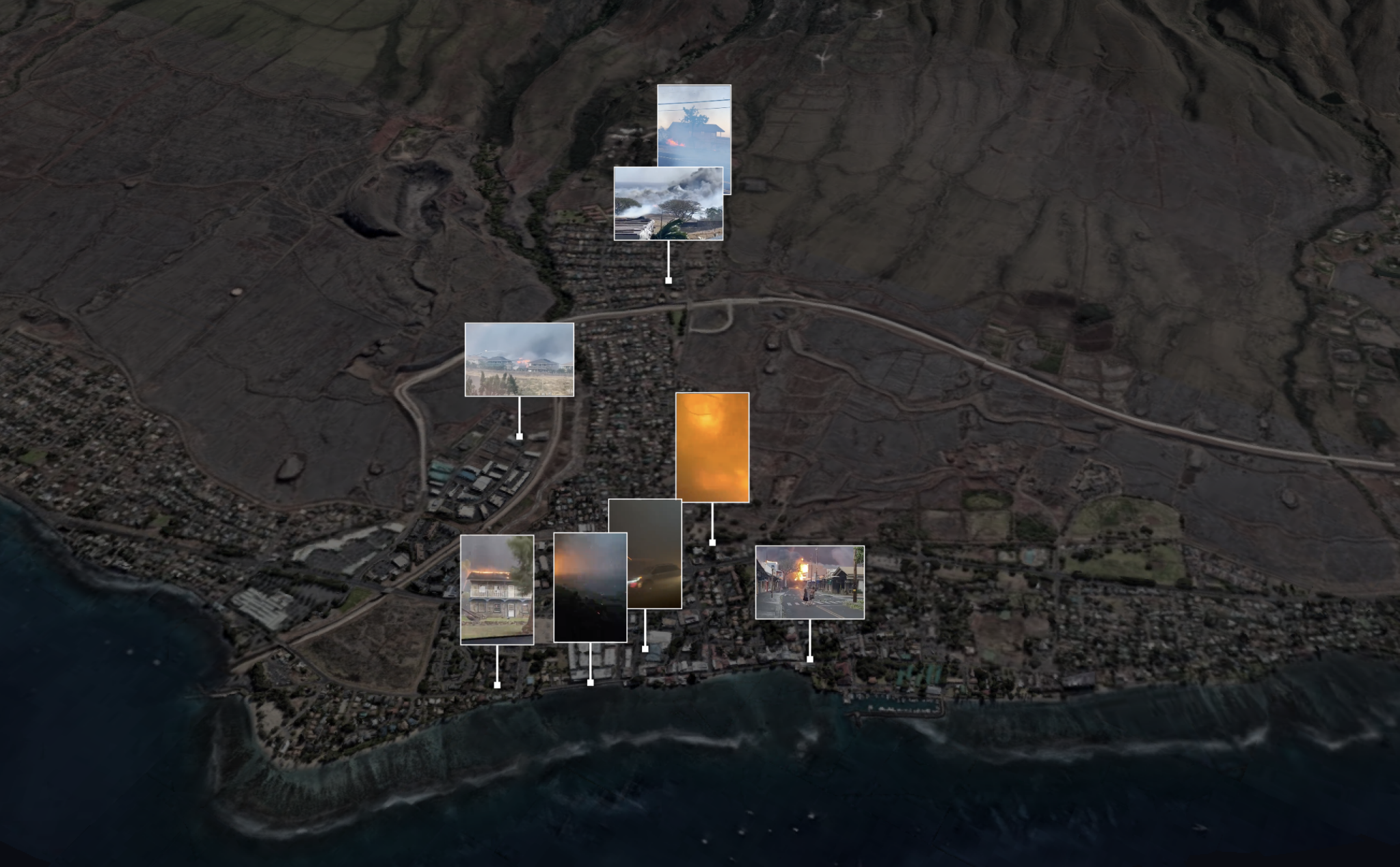 Maui fires timeline, a visual reconstruction of the events – FlowingData