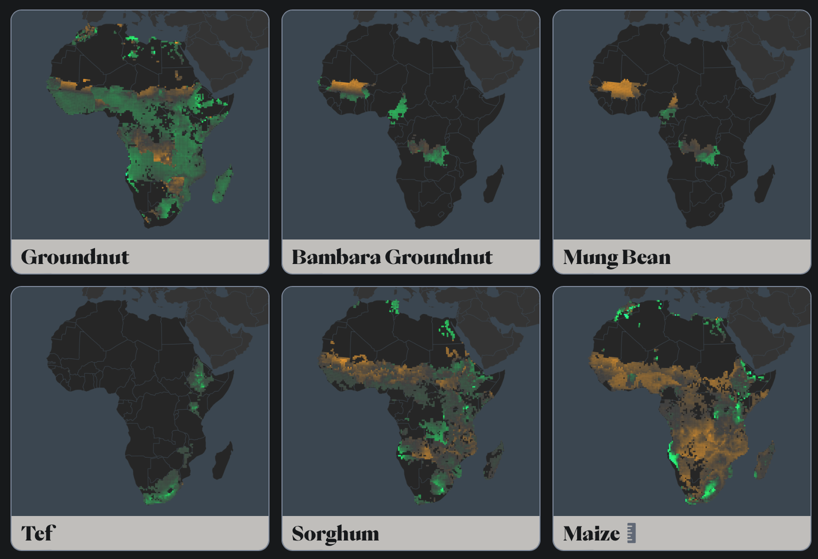 Mapping the crops with the most potential in a changing climate ...