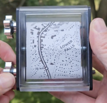 Scrolling map on receipt paper – FlowingData