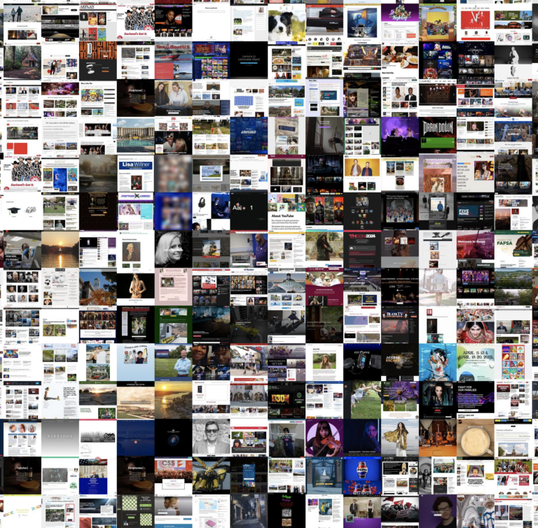 One million screenshots of the web’s homepages in a single layout ...