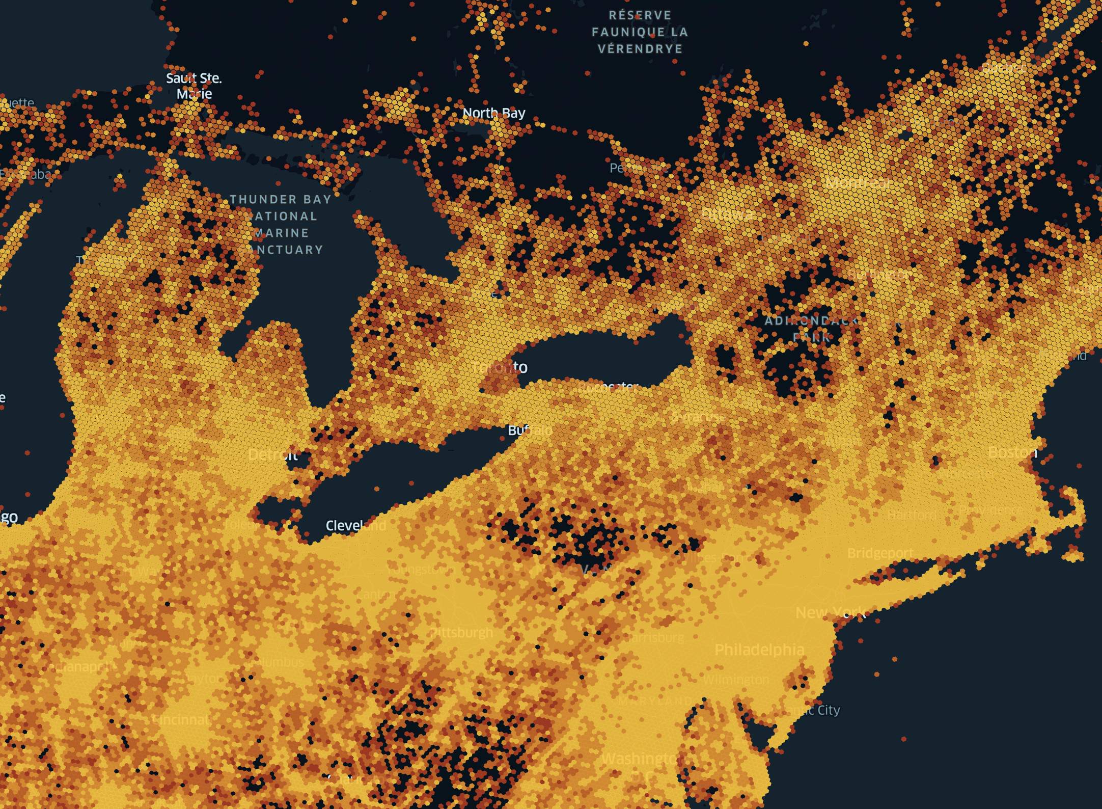 Foursquare open sources location data – FlowingData