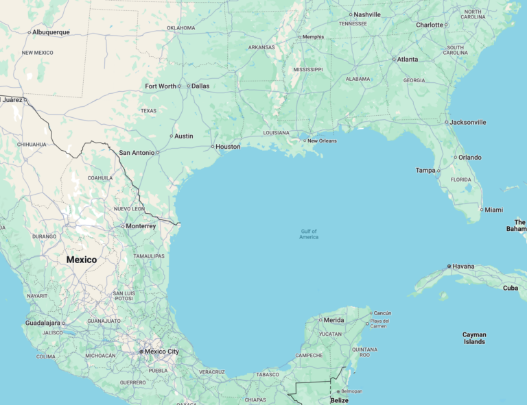 Gulf of Mexico changes to Gulf of America – FlowingData Gulf of Mexico changes to Gulf of America – FlowingData