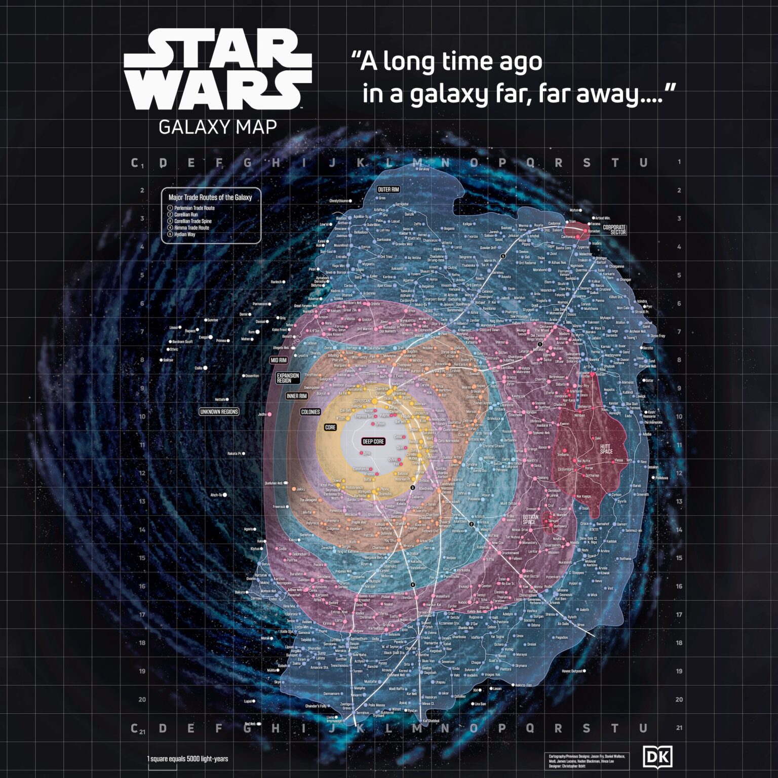 Detailed map of a long time ago in a galaxy far, far away – FlowingData