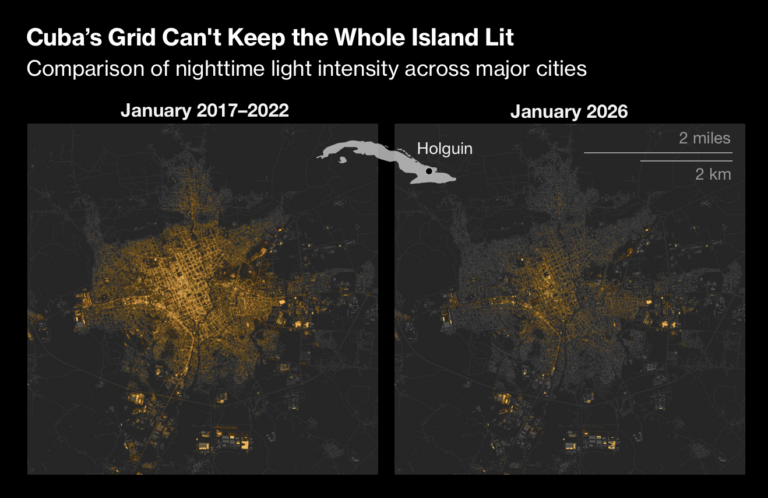 Maps show not enough electricity in Cuba – FlowingData
